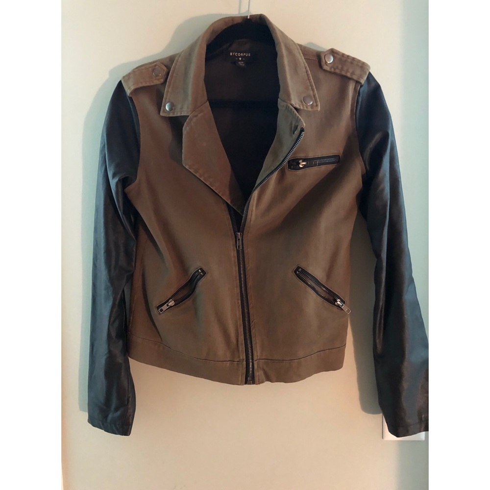 Urban Outfitters Bycorpus Biker Jacket - Gem